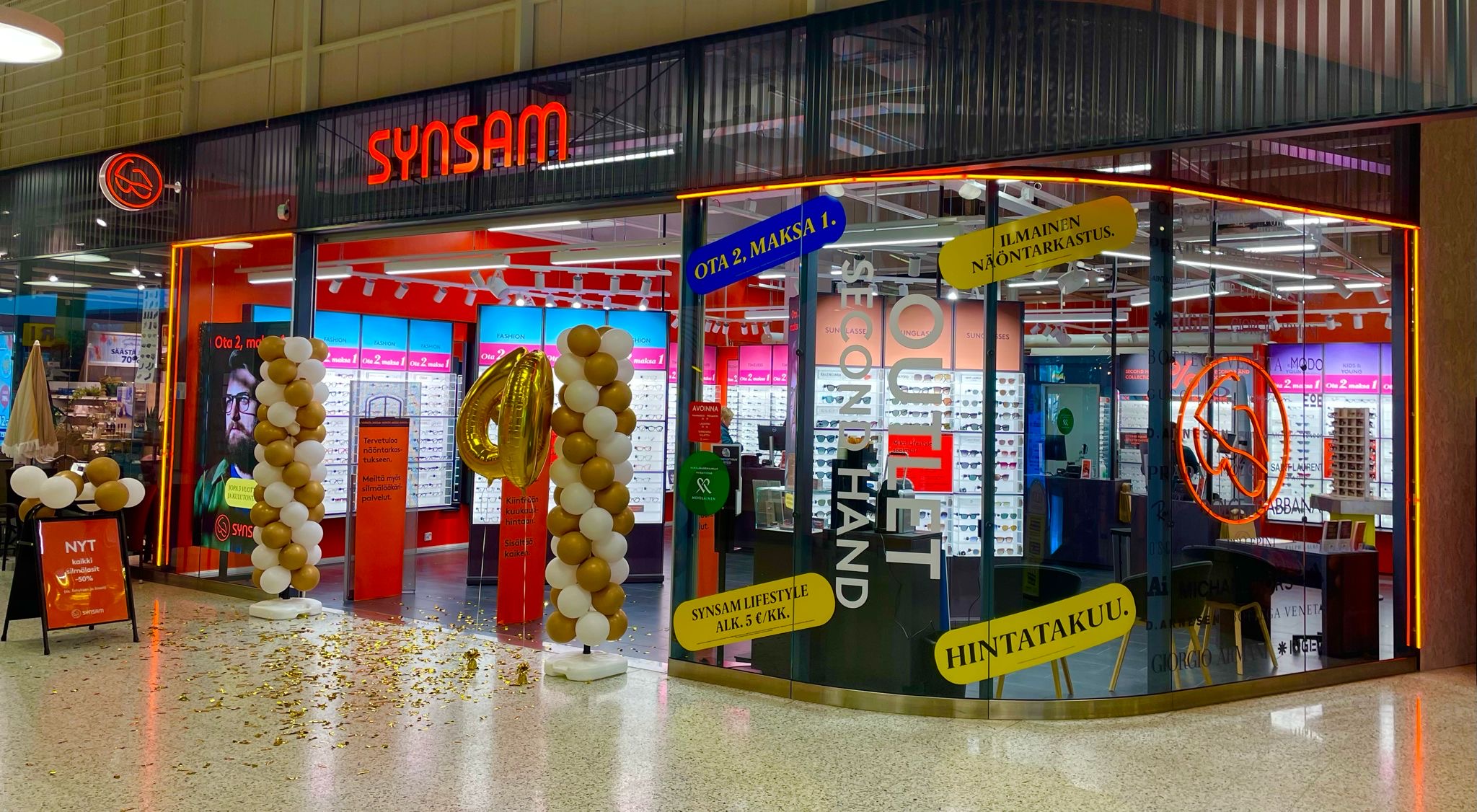 Synsamin 60. liike Suomessa on avattu Jyväskylässä - Näe ry